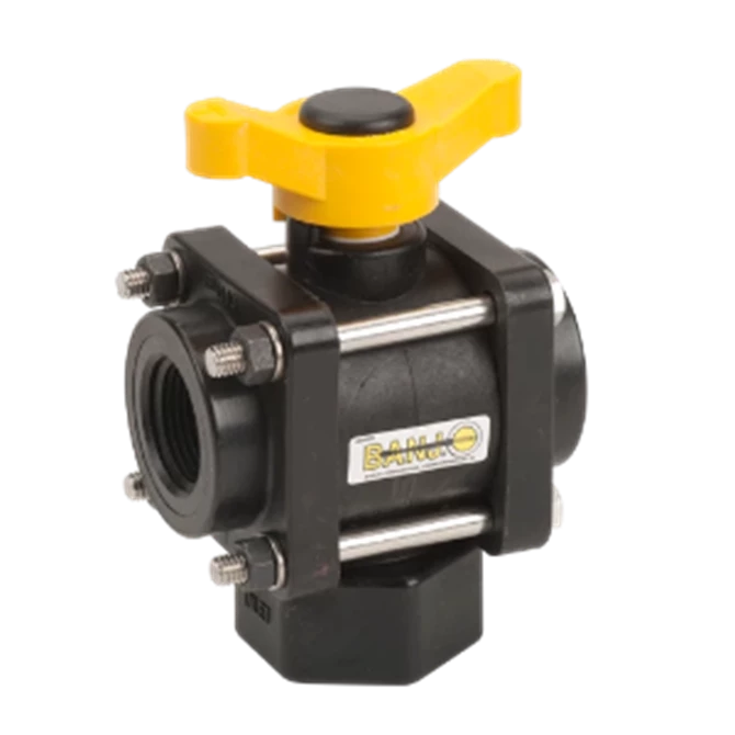 BANJO CORPORATION 102 V100BL BALL VALVE, 3-WAY, 1" BOTTOM LOAD | Valves ...